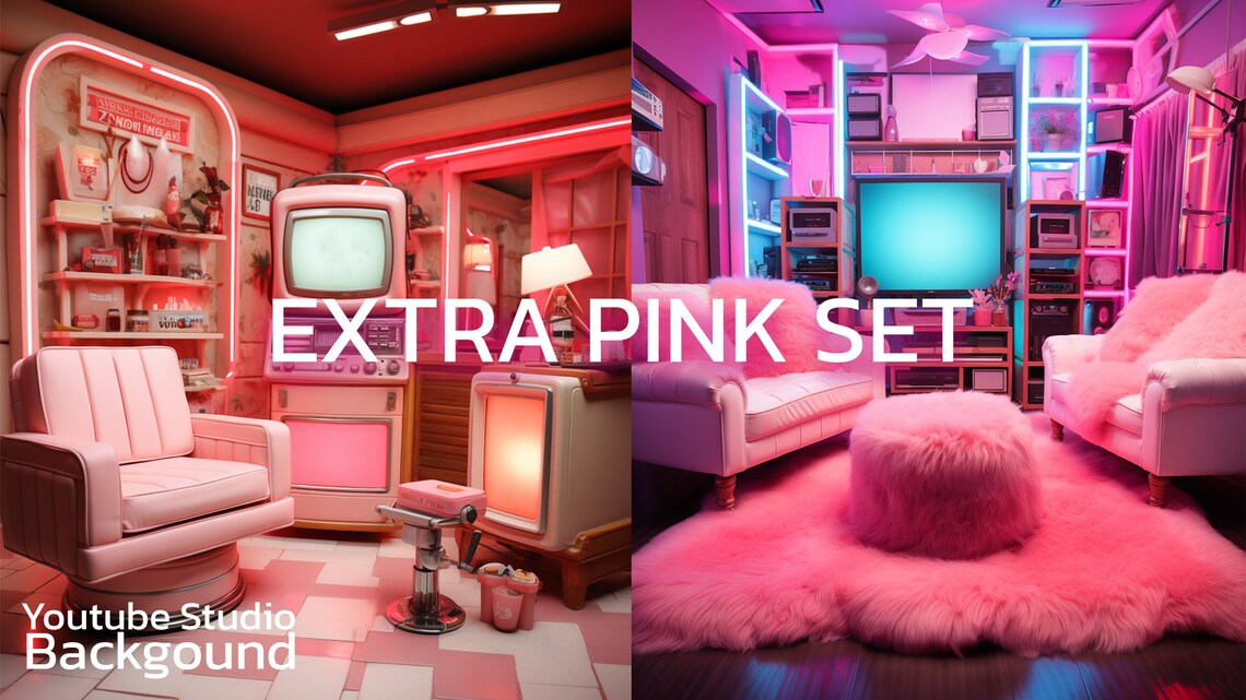 Digital Youtube Studio Background - Professional Virtual Backdrop for ...