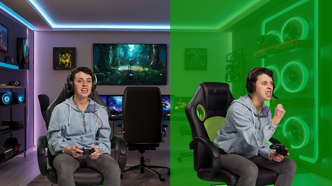 Digital Youtube Studio Background - Professional Virtual Backdrop for ...