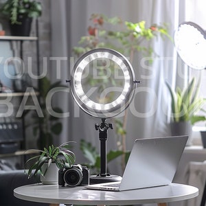 Digital Youtube Studio Background - Professional Virtual Backdrop for ...