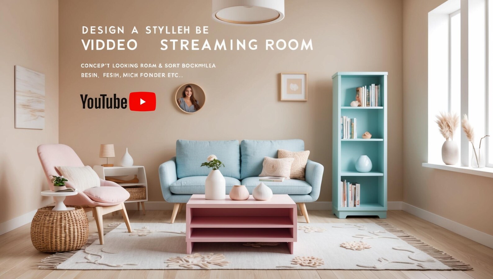 Digital Youtube Studio Background V.5 - Professional Virtual Backdrop ...