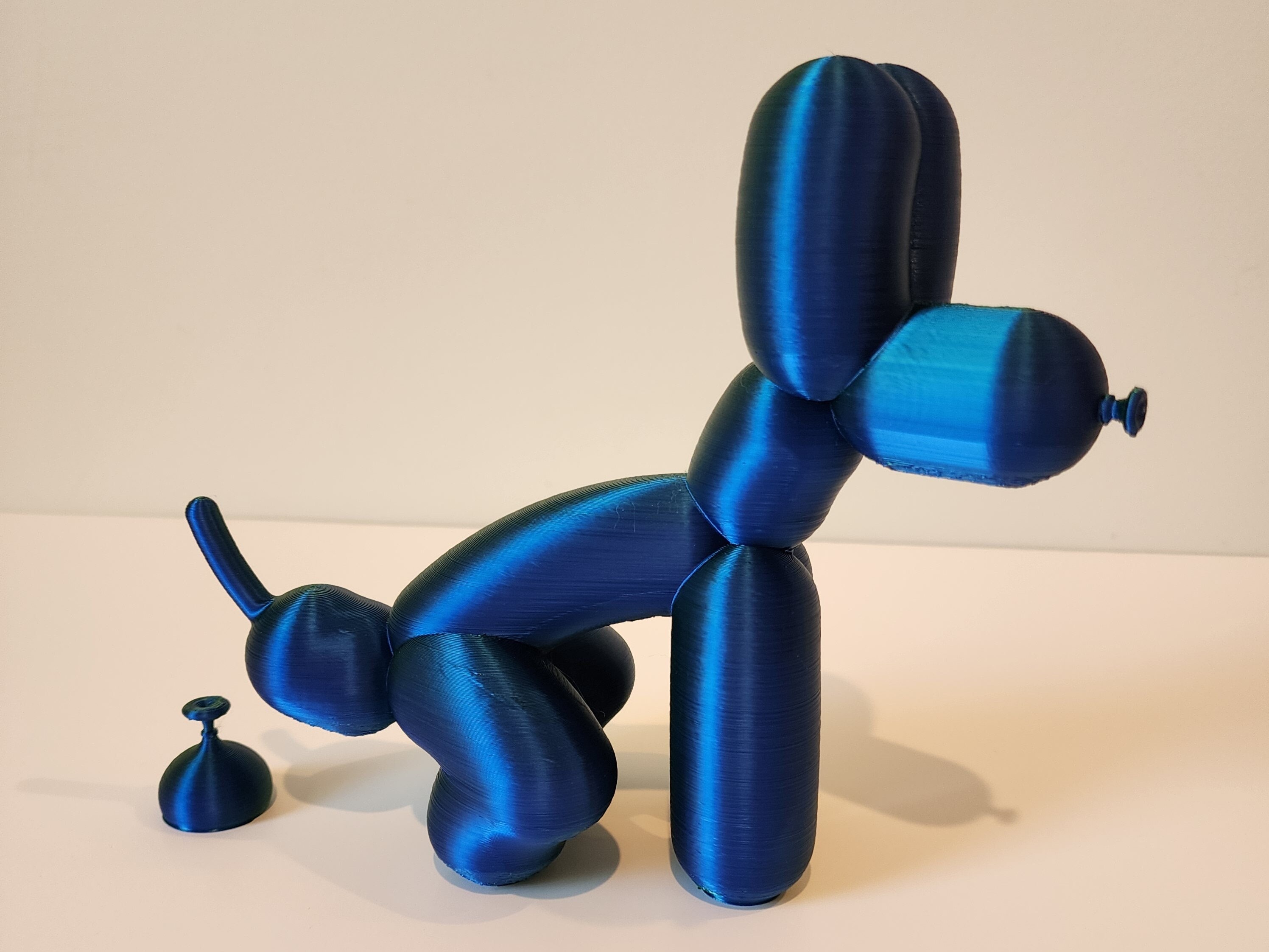 Balloon Dog Pooping Sculpture 3D Printed Art Decor - Etsy