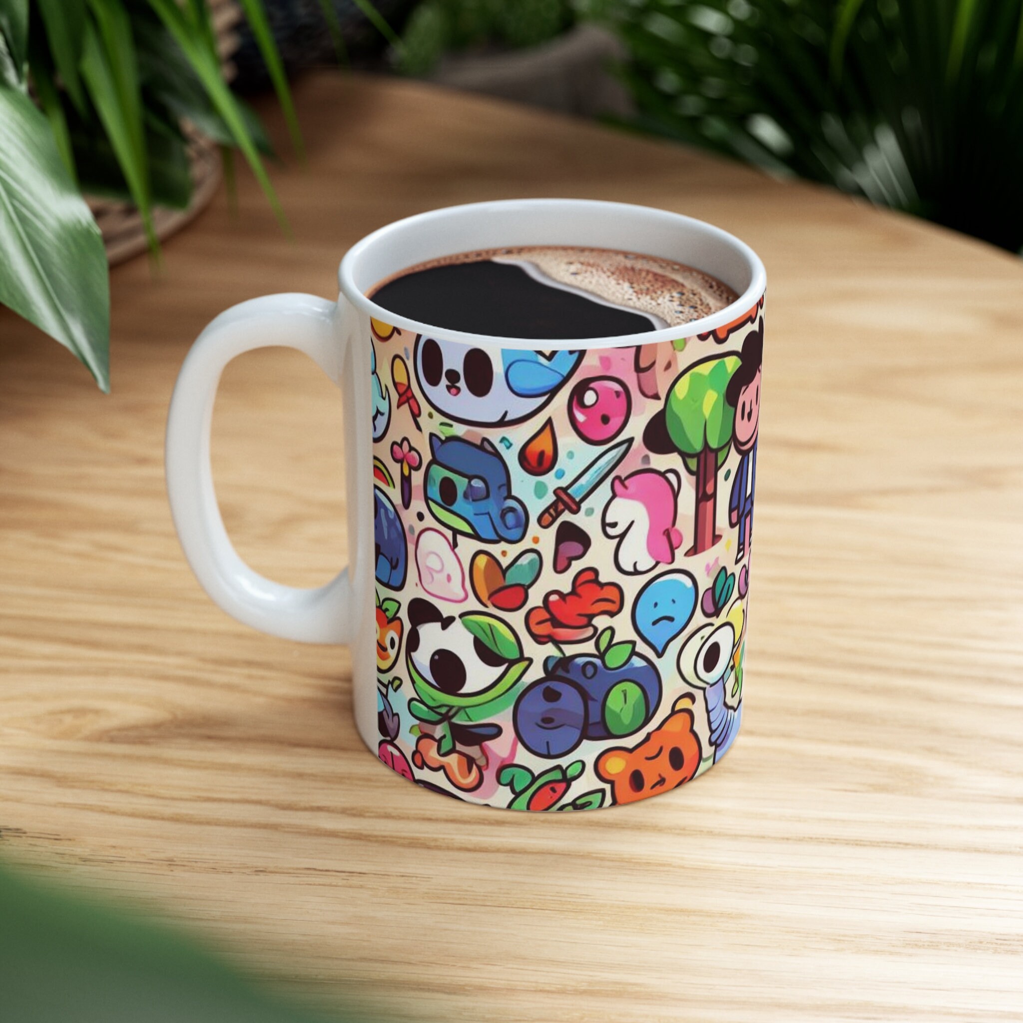 Fun and Cute Anime Coffee Mug, Anime Character Mugs, Cute Anime ...