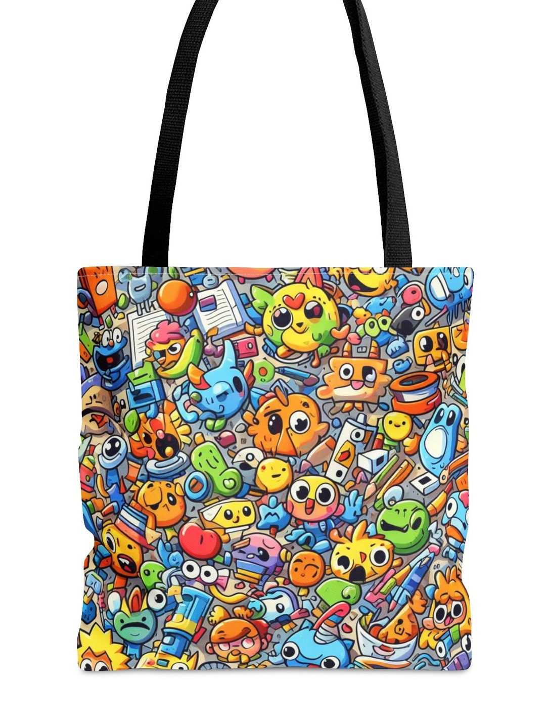 More Cute Anime Tote Animated Cartoon Tote Tote Bag Modern - Etsy