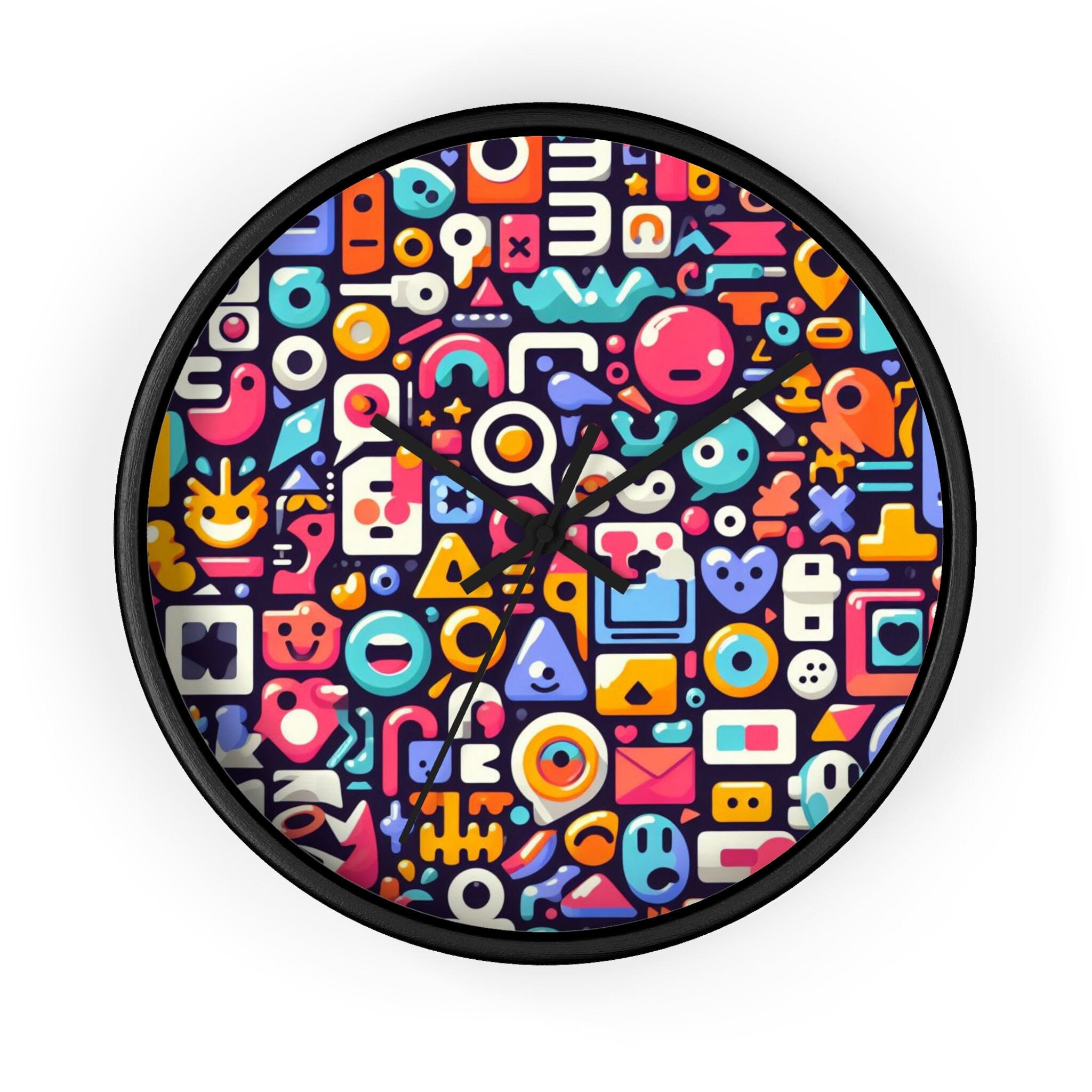 Retro Cute Clock Cute Characters Clock cute Character - Etsy