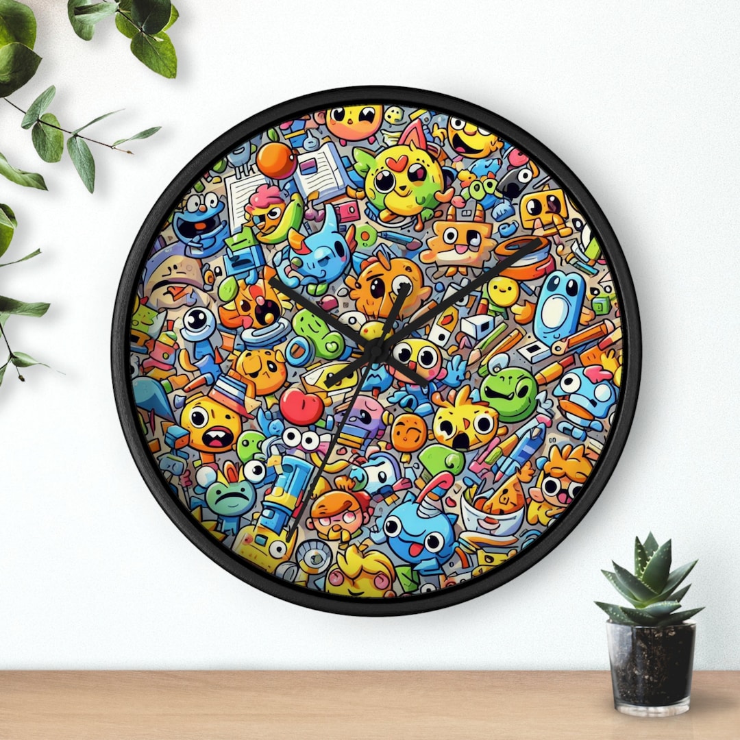 Cute Critters Clock, Random Animated Characters, ,cute Character Clock ...