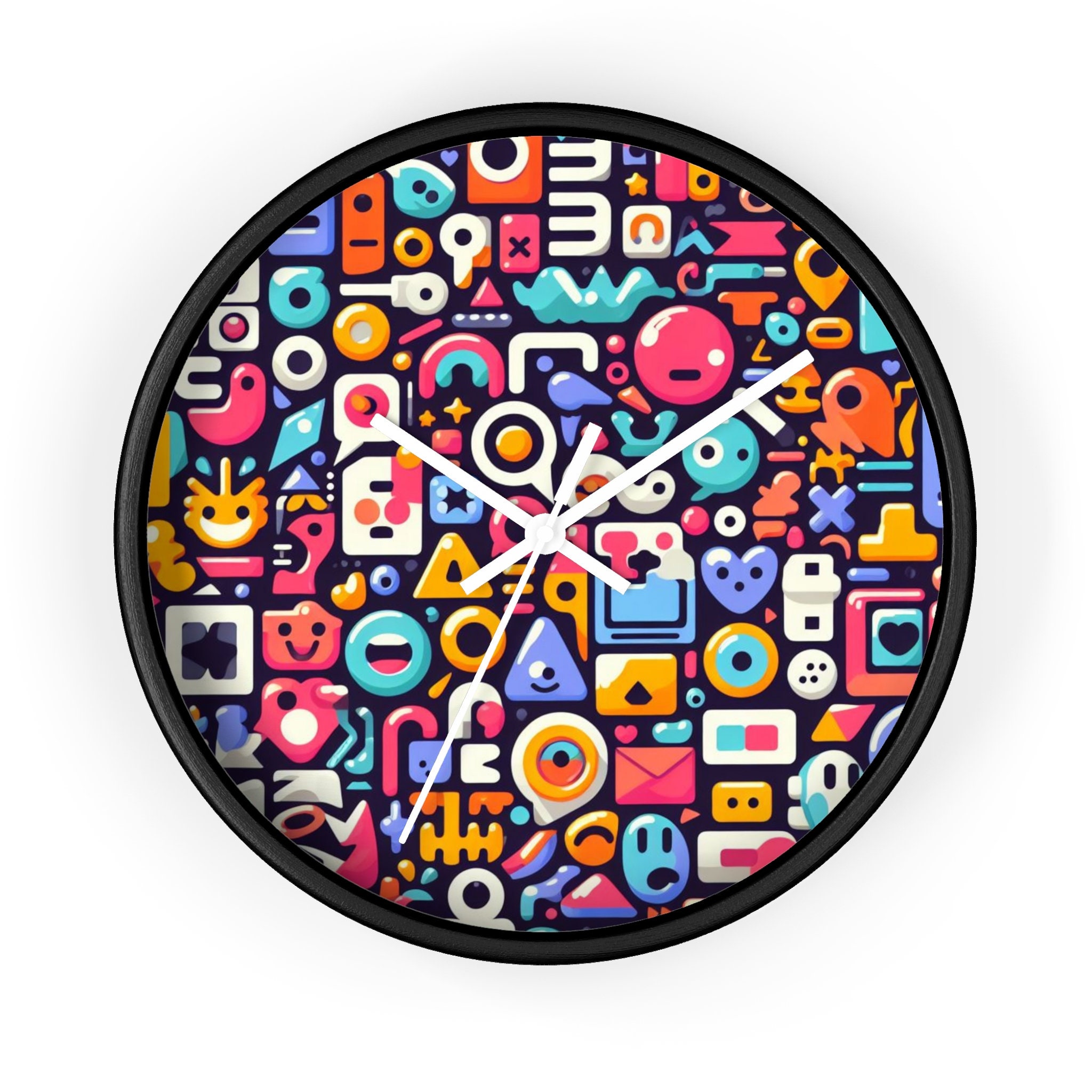 Retro Cute Clock Cute Characters Clock cute Character - Etsy