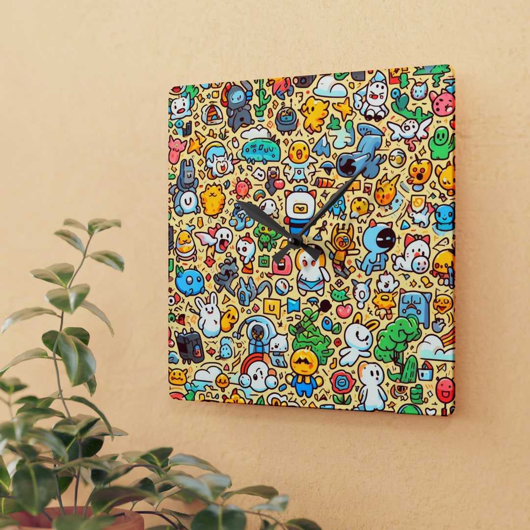 Cute Anime Clock, Adorable Anime Characters, Cute Character Clock ...