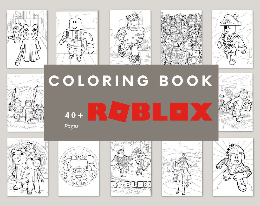 Roblox Coloring Book, Busy Books, Cup Head, Printable Coloring Book ...