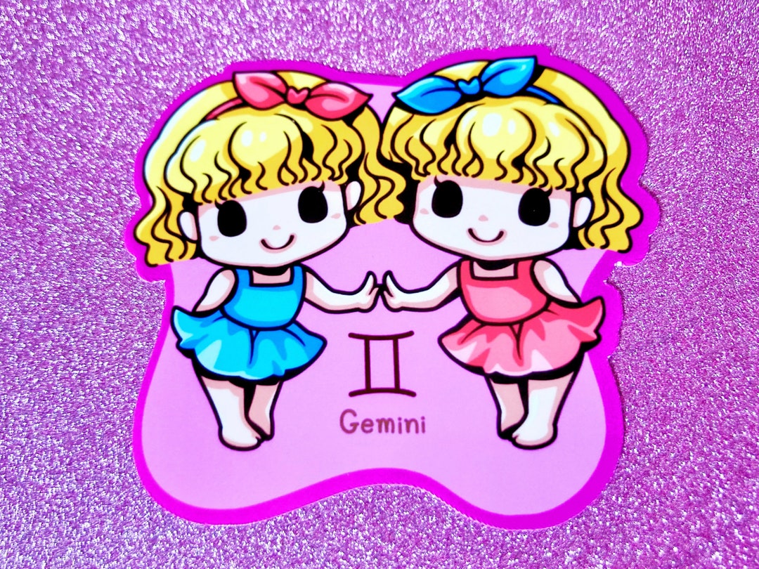 Gemini Sticker, Astrology Sticker for Gemini, Zodiac Sign Sticker, Gift ...