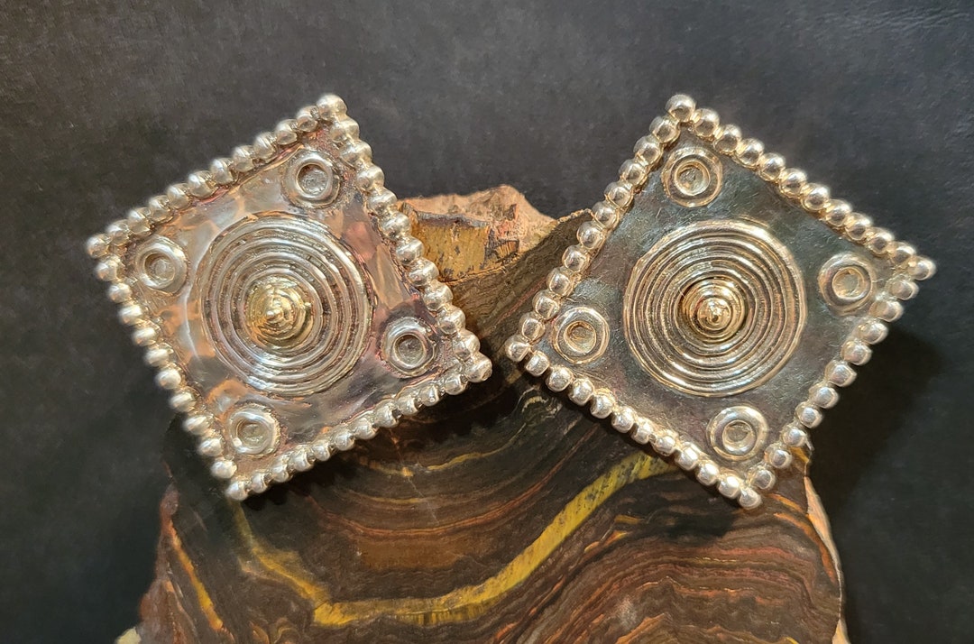 Peter Brams 925 14k Clip Earrings - Etsy