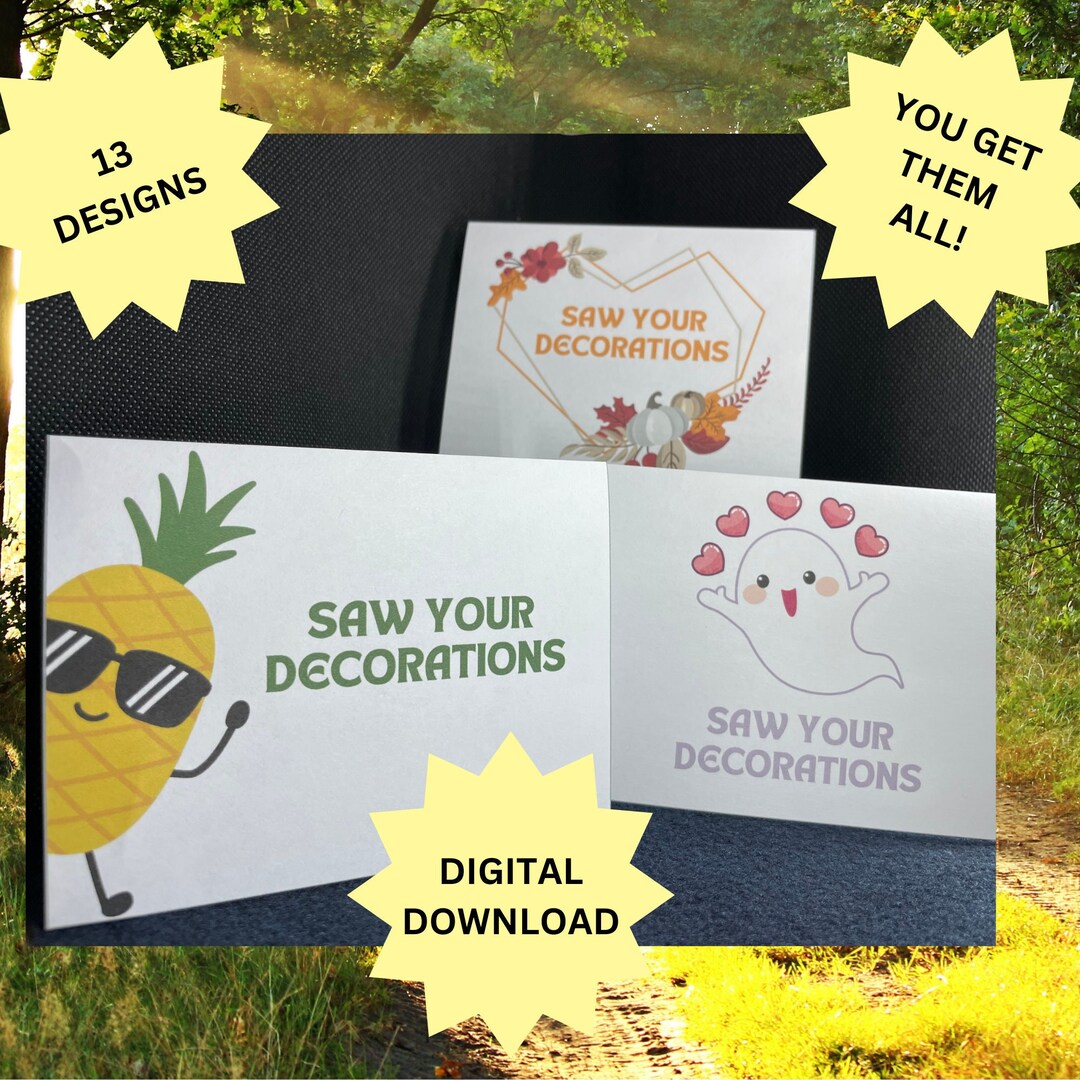 Good Neighbor Cards, Say Thank You for Decorating, Great Decorations ...