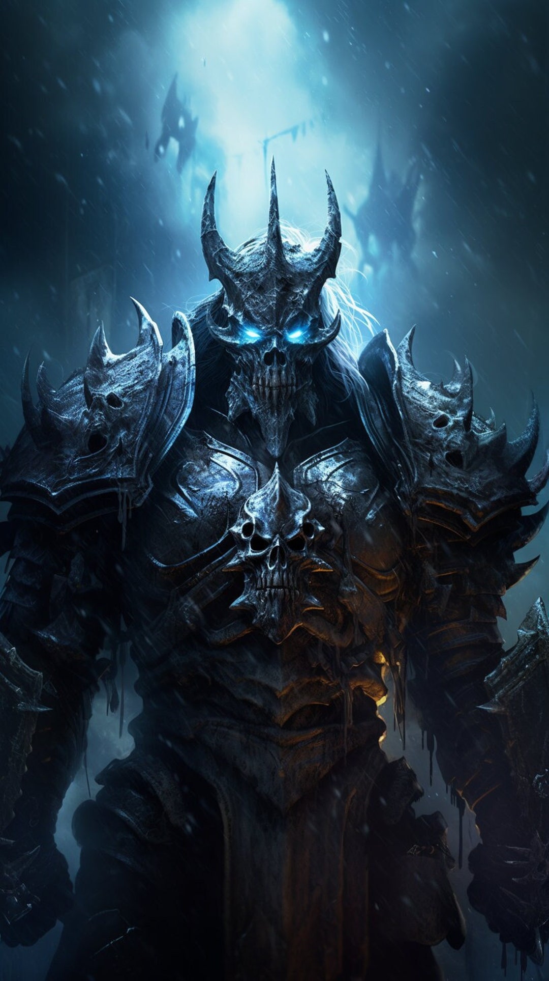 Death Knight 5 Unique Images of a Death Knight Fantasy AI - Etsy