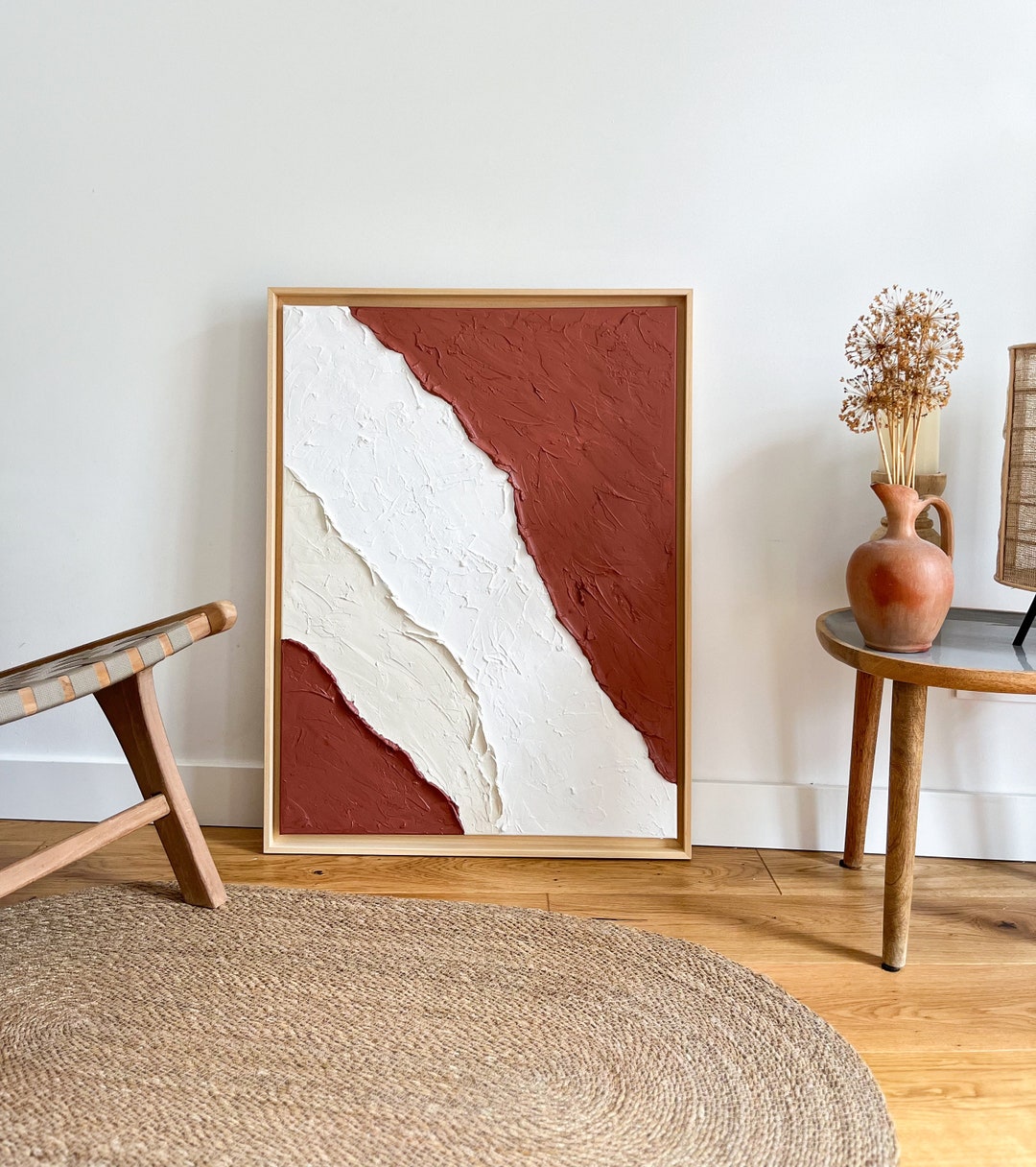 ROUSSILLON tableau texturé - Etsy France