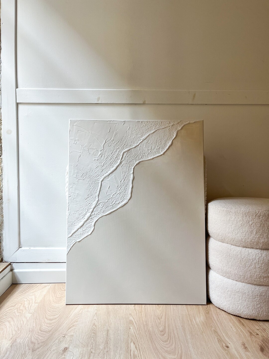 Tableau texturé vagues ANGLET - Etsy France