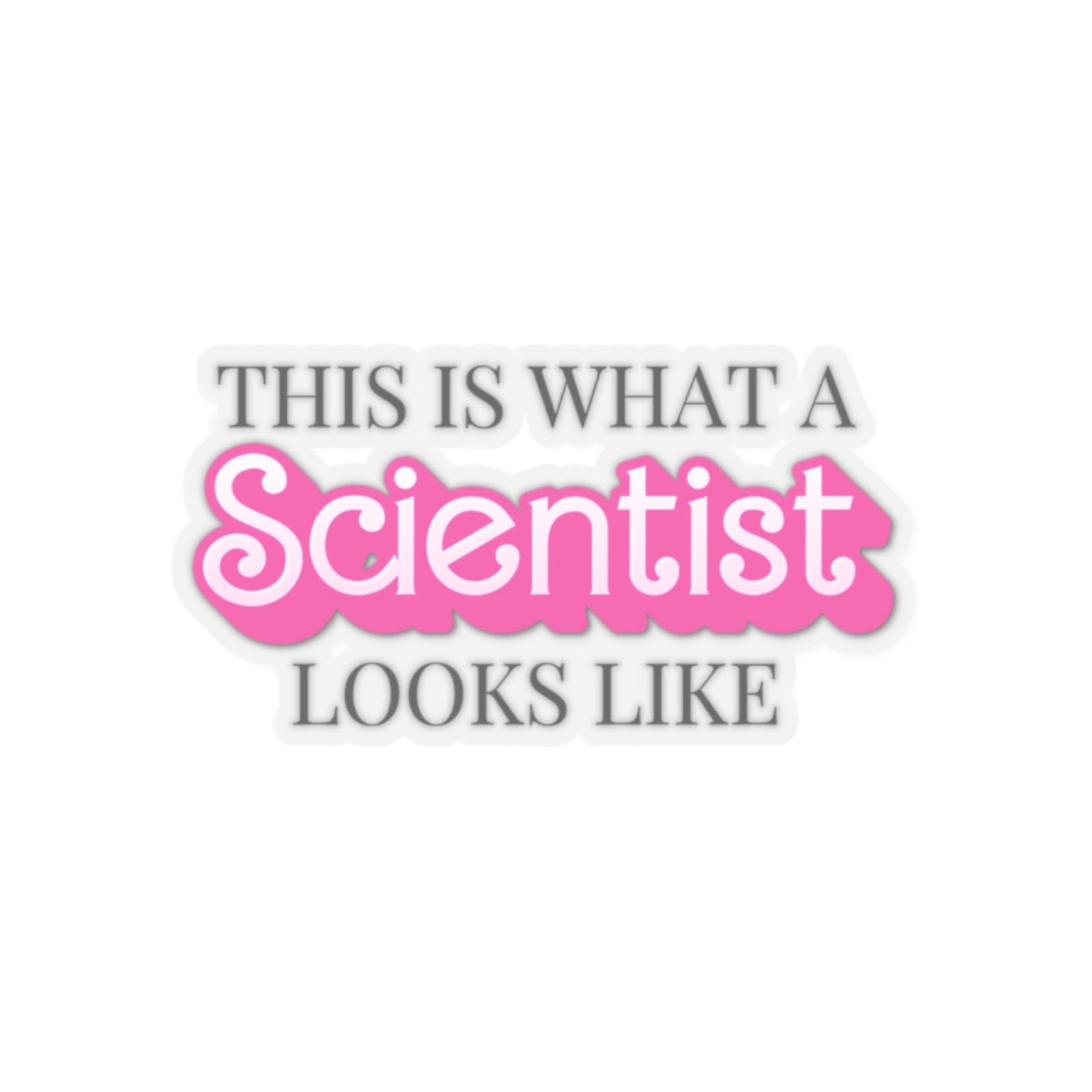 This is What a Scientist Looks Like - Women in STEM Sticker Feminist ...