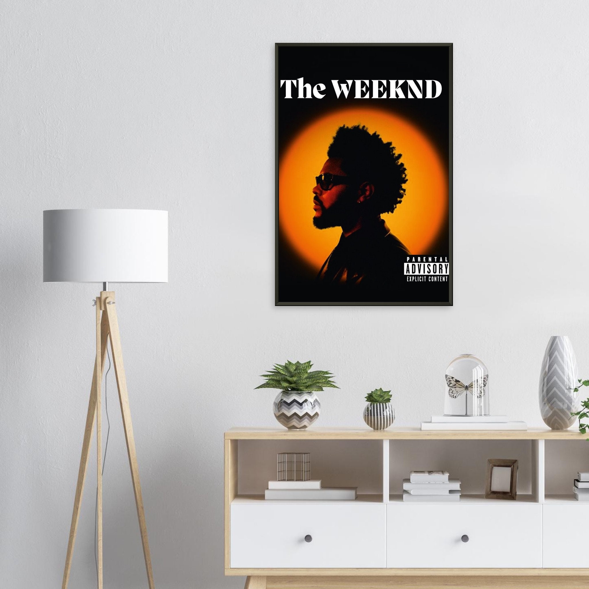 The Weeknd Premium Poster in Metal Frame - Etsy
