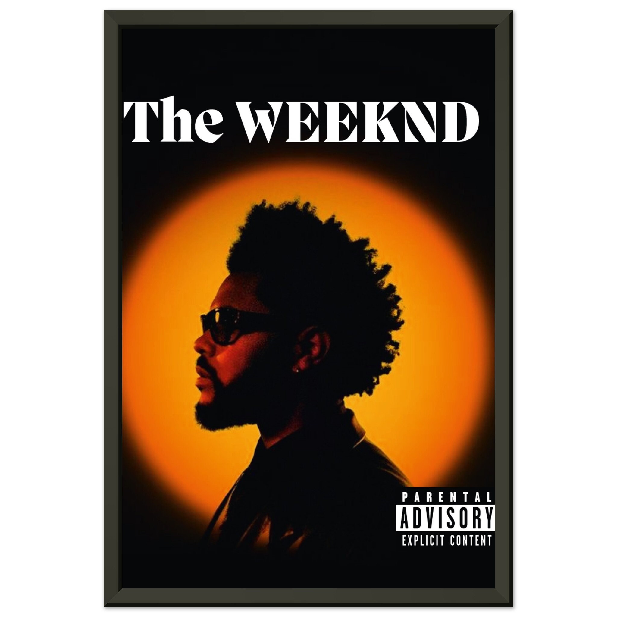The Weeknd Premium Poster in Metal Frame - Etsy