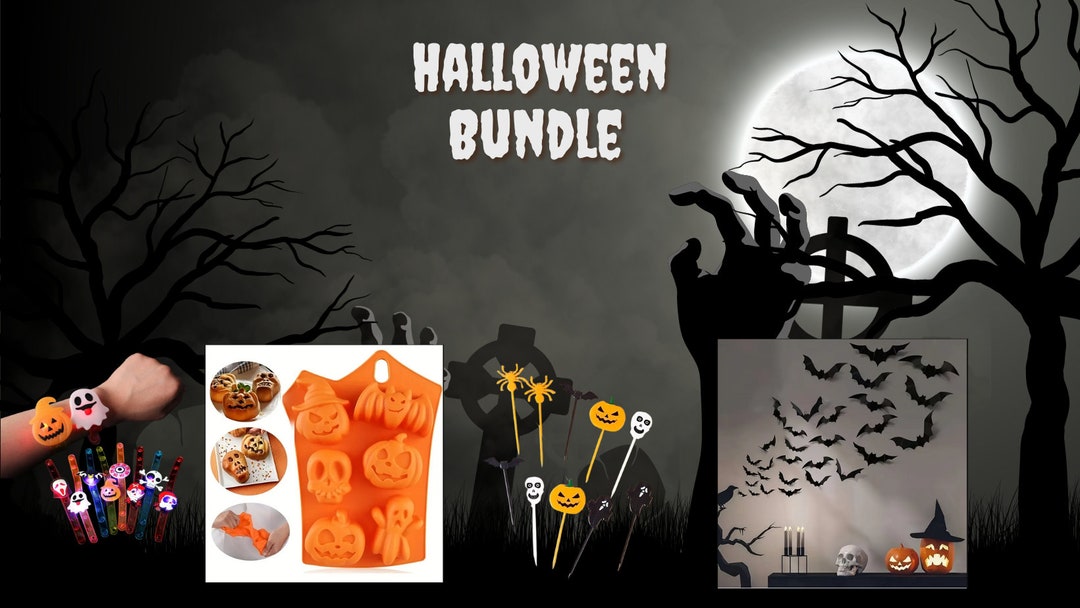 Spooky Halloween Package Decorations Baking Molds and Toys - Etsy