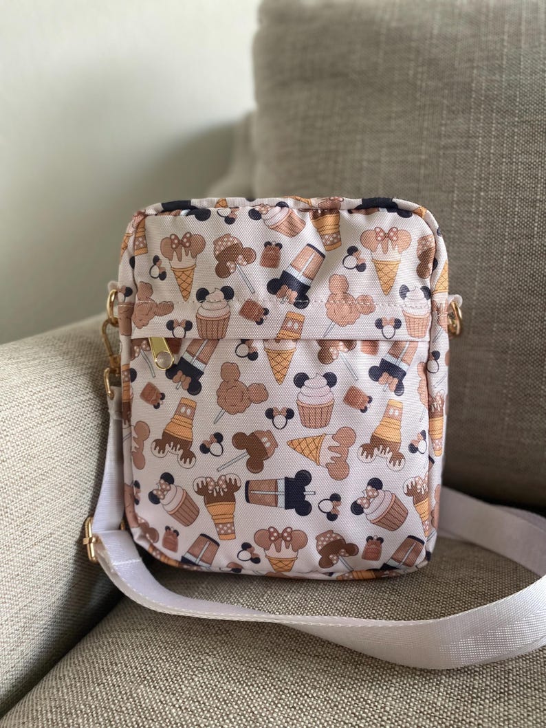 Magical Snacks Crossbody Bag Cute Theme Park Bag Crossbody Purse Mom ...