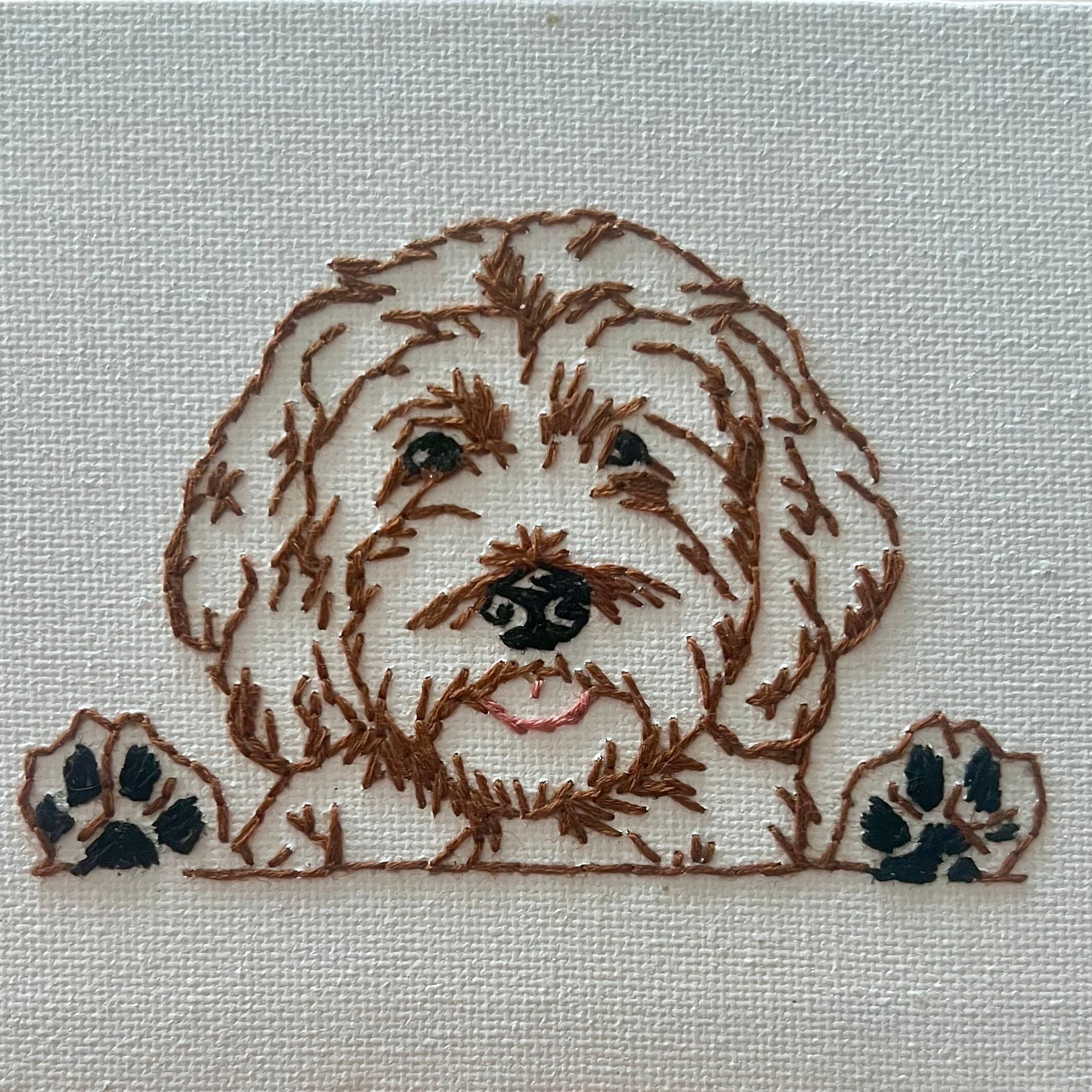 Doodle Outline 4x6 Canvas - Etsy