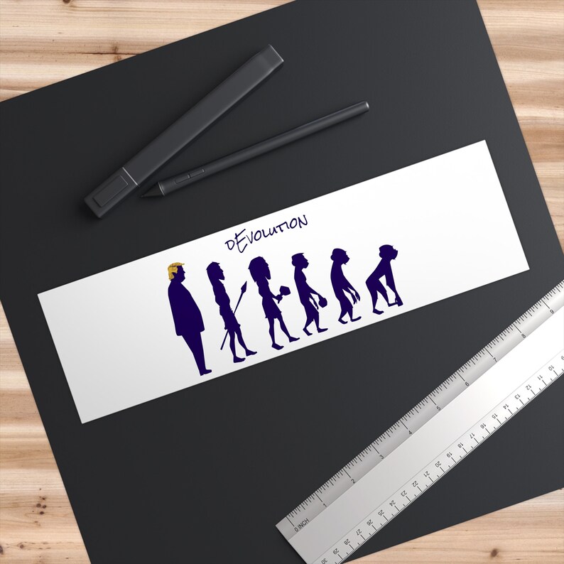 No Kings Anti Trump Bumper Sticker - Waterproof Vinyl, Matte Finish - Etsy