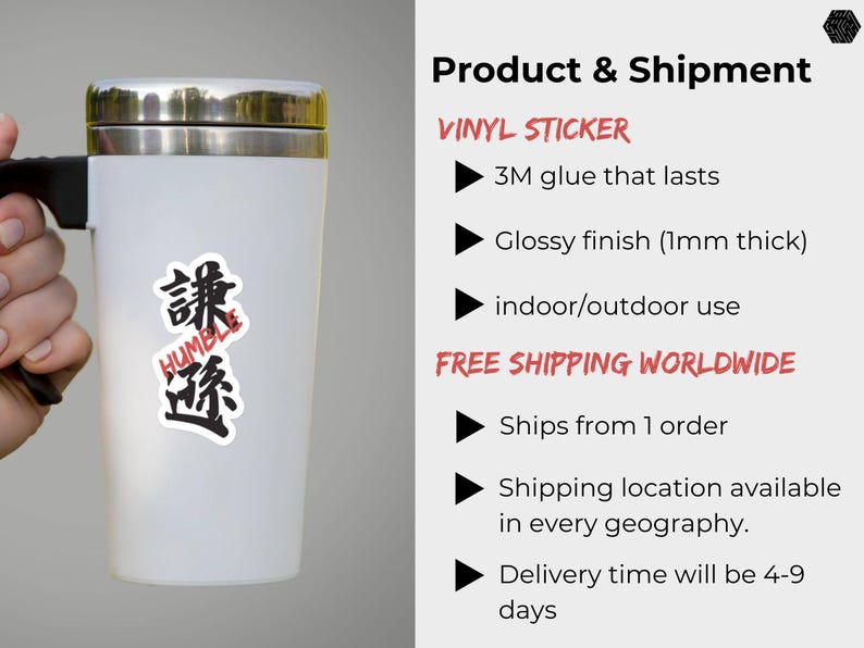 Personalized Japanese Calligraphy Sticker Custom Kanji Word Stickers ...