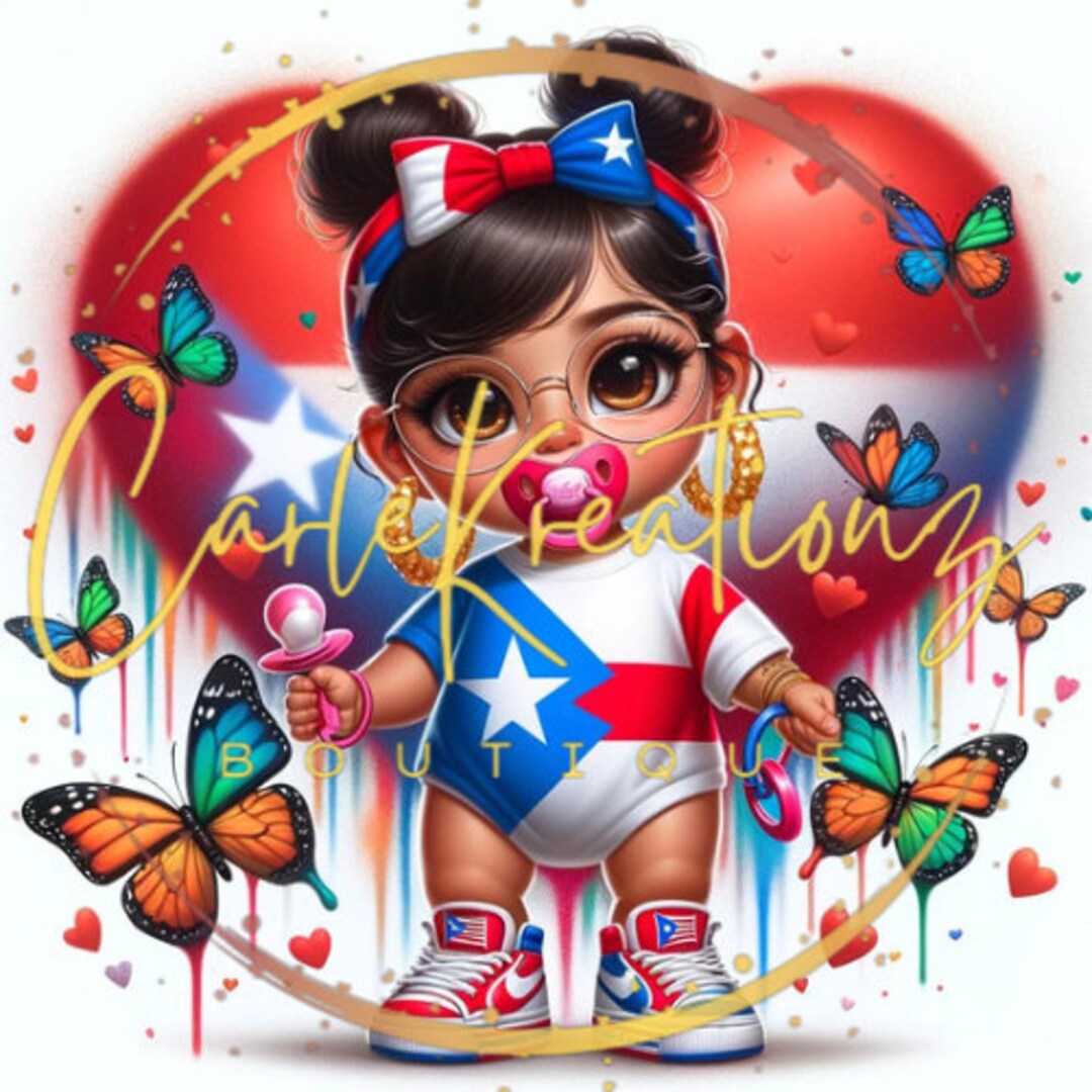 Boricua Baby Girl Toddler - Etsy