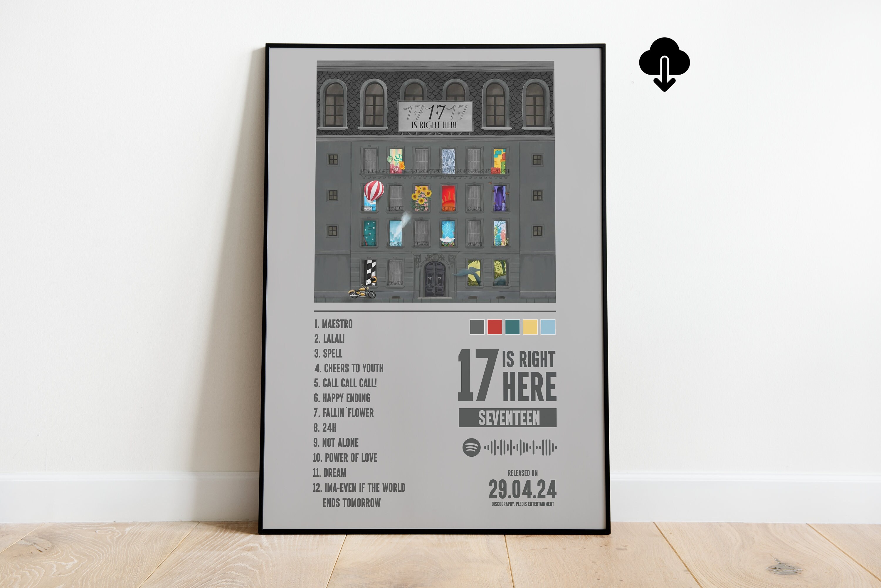 SVT 17 is Right Here Digital Poster, SEVENTEEN, Poster Album, Kpop ...