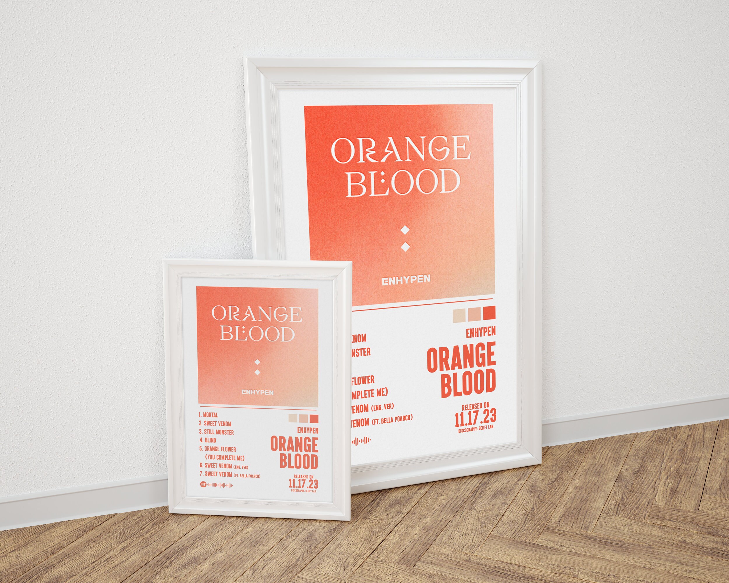 ENHYPEN Poster Album, Enhypen Orange Blood, Enhypen, Kpop Merch, Album ...