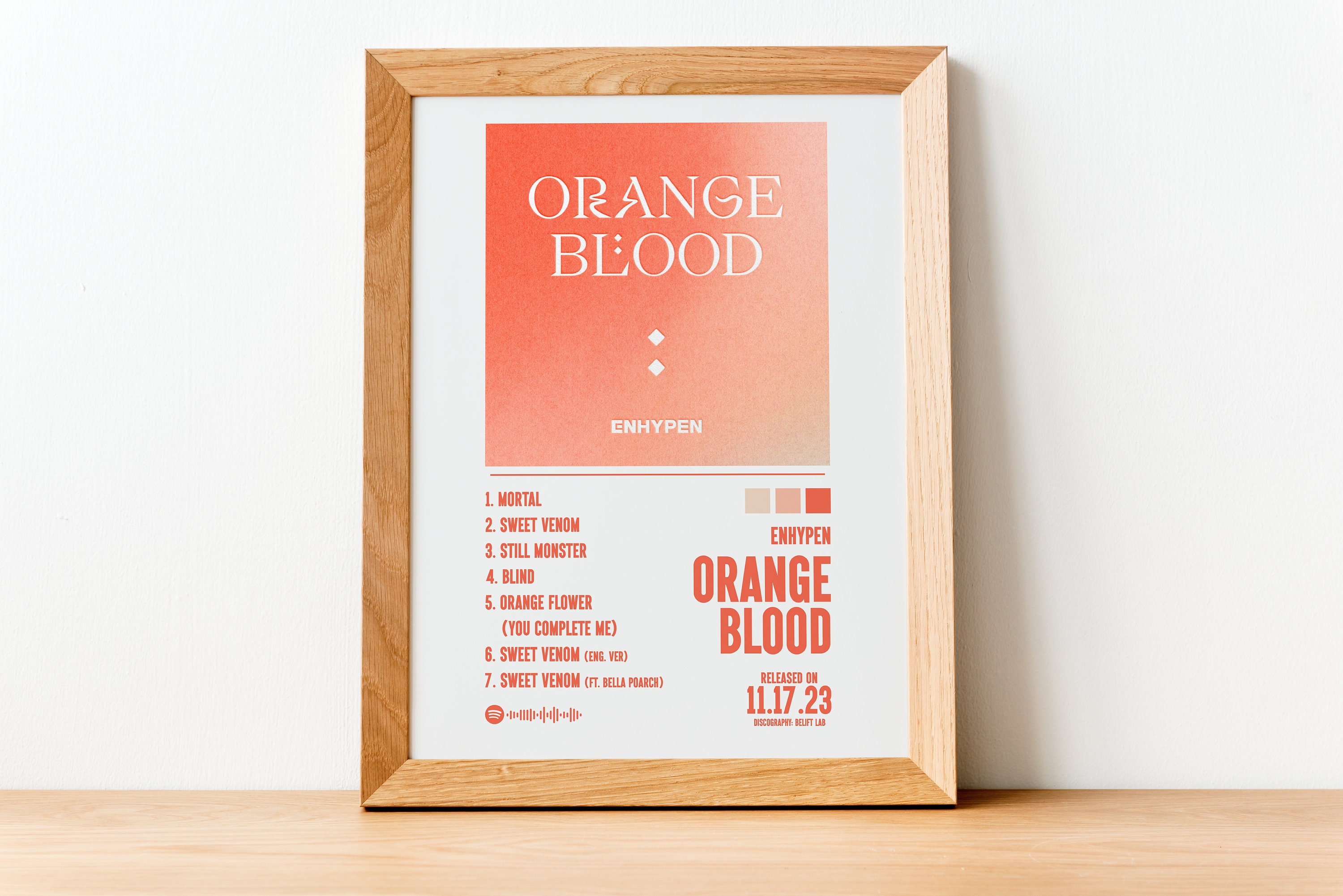 ENHYPEN Poster Album, Enhypen Orange Blood, Enhypen, Kpop Merch, Album ...