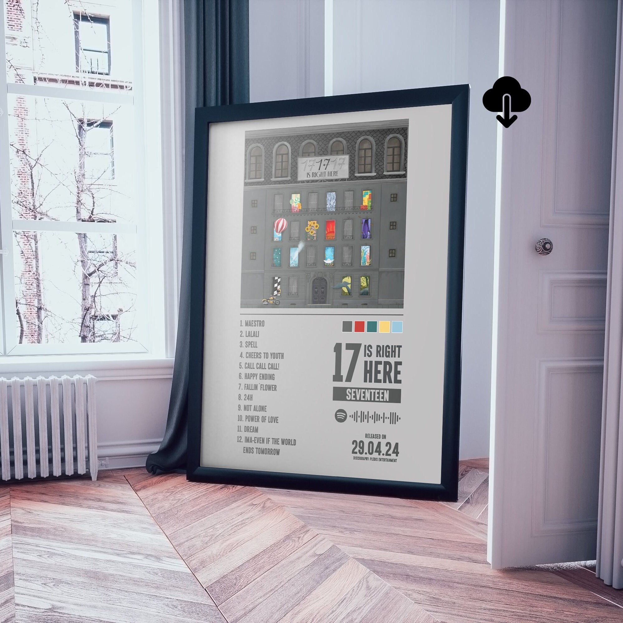 SVT 17 is Right Here Digital Poster, SEVENTEEN, Poster Album, Kpop ...