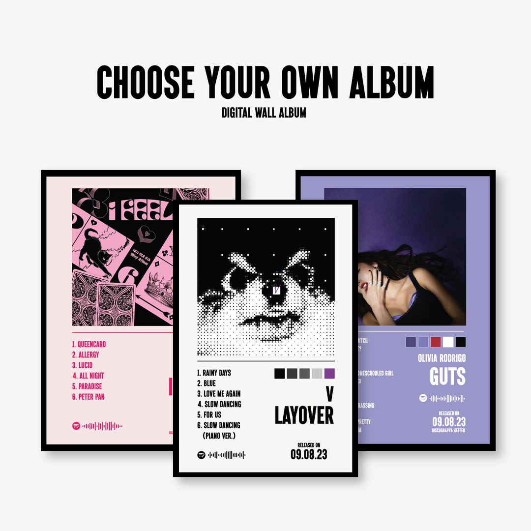 Custom Album Cover, Music Poster, Album Poster, Album, Personalized ...