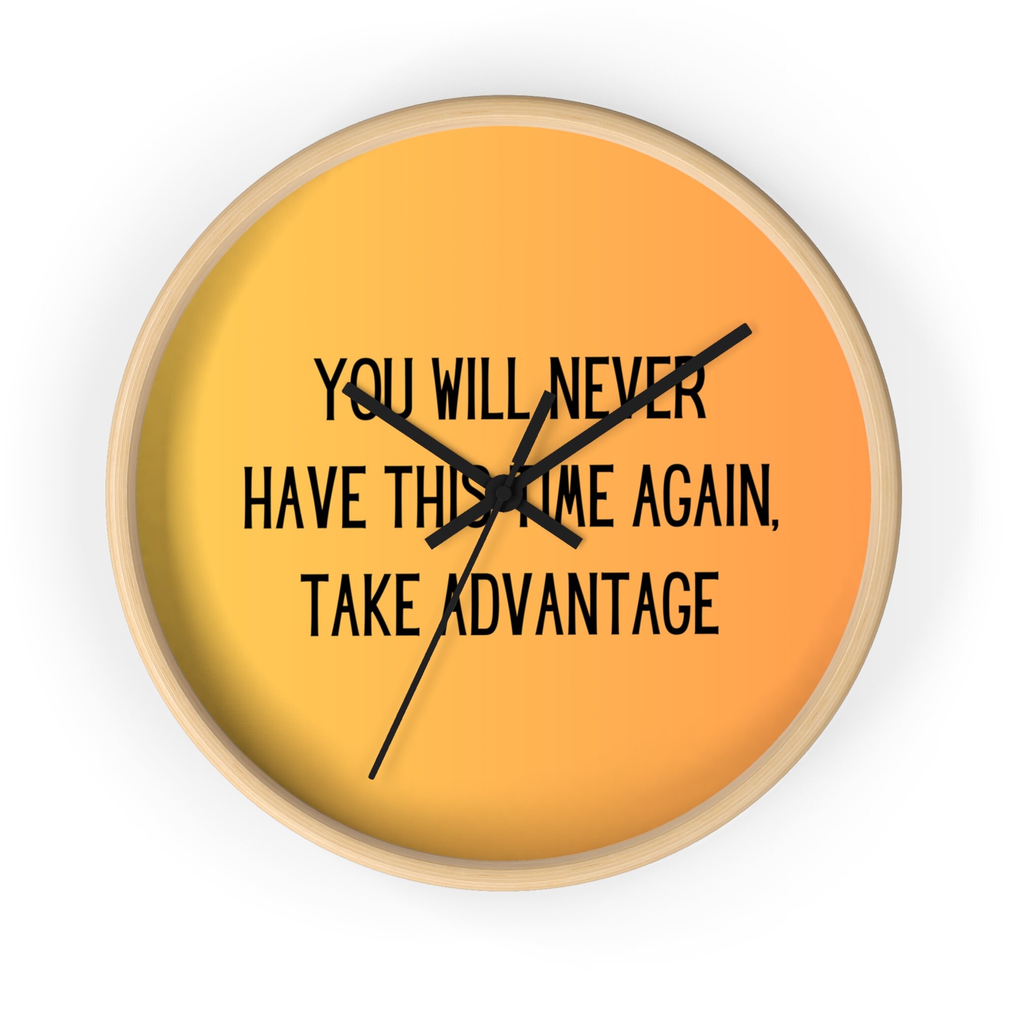 Wall Clock Wooden Clock in 3 Tones Wall Clock Minimalist - Etsy