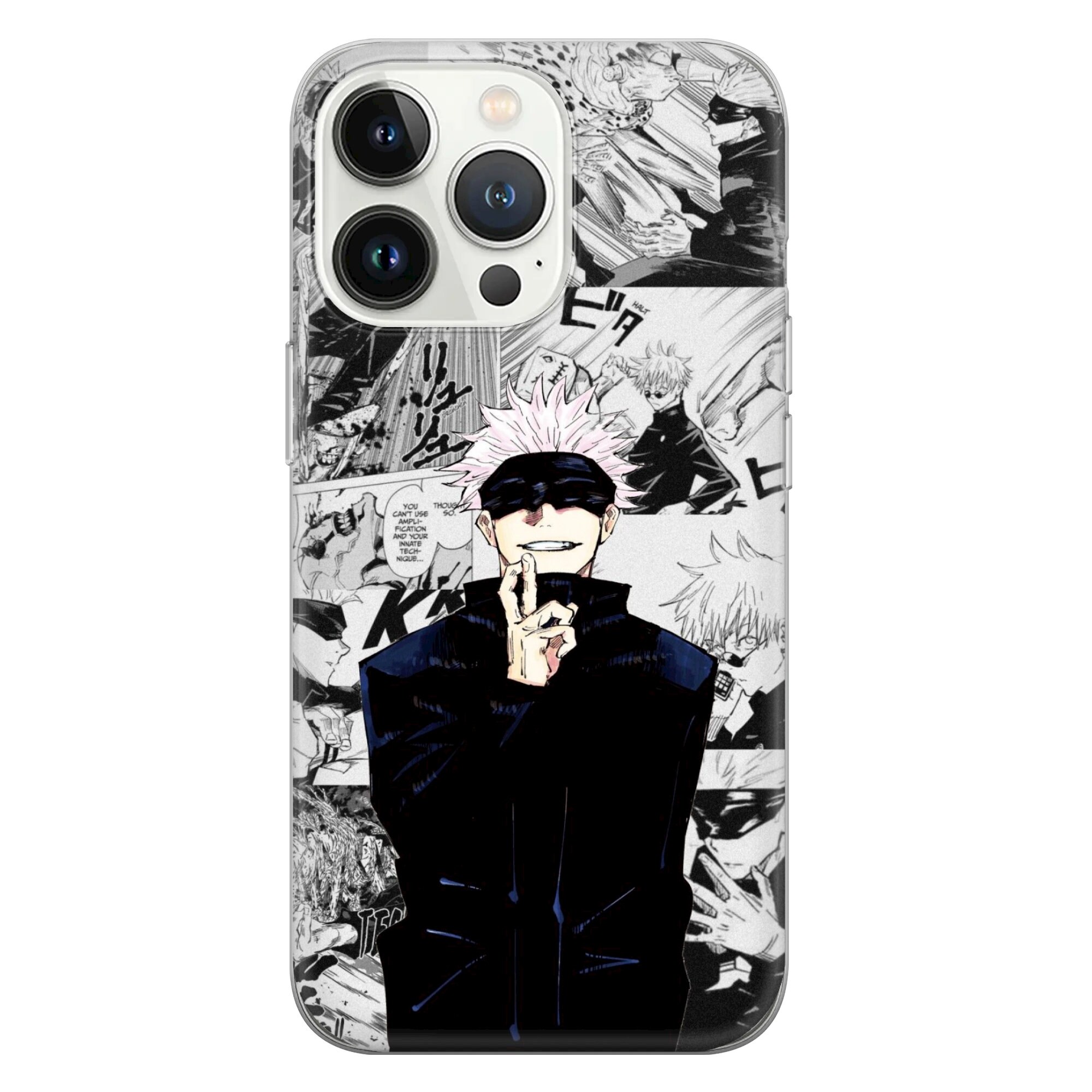 Gojo Satoru Phone Case Jujutsu Kaisen Cover for iPhone 15 14 13 SE ...