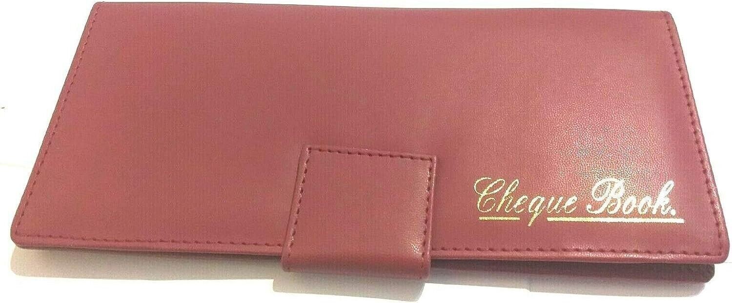 Royalem Looped Leather Cheque Book Holder /leather Cheque Book Cover - Etsy