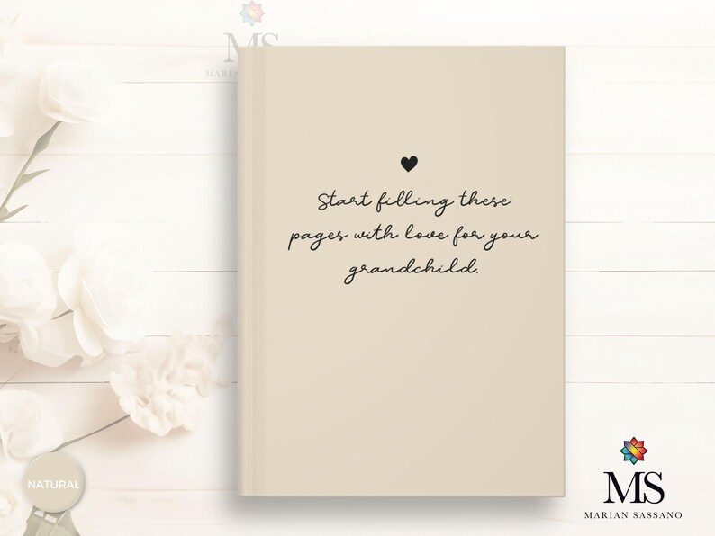 Start Filling These Pages With Love for Your Grandchild Grandma Journal ...