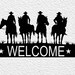 Metal Horse Sign Metal Farm Sign Horse Sign Sign for Stable Horse Rider ...