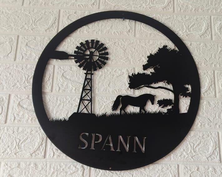 Custom Windmill Metal Sign ,metal Windmill Wall Decor, Windmill Sign ...