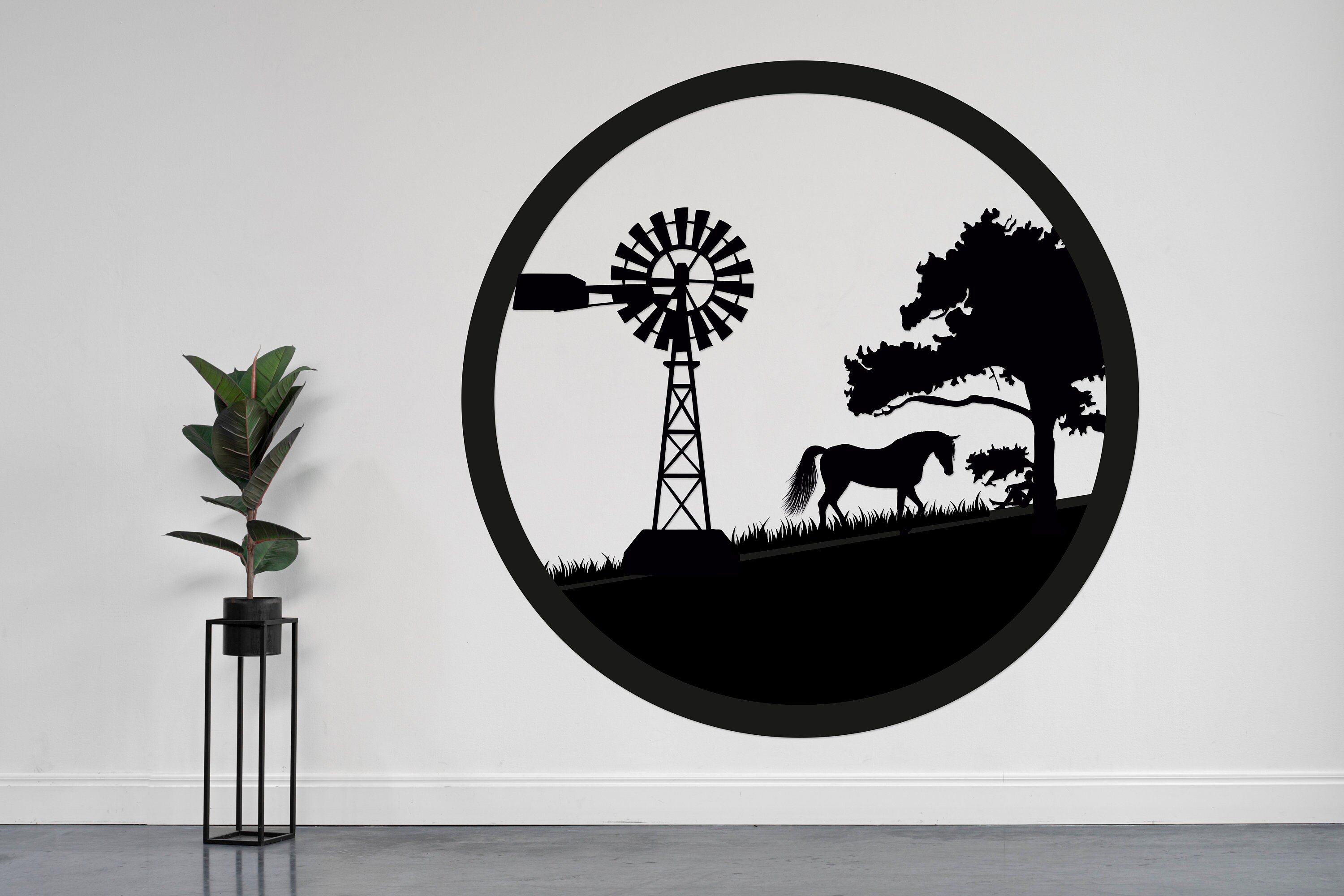 Custom Windmill Metal Sign ,metal Windmill Wall Decor, Windmill Sign ...