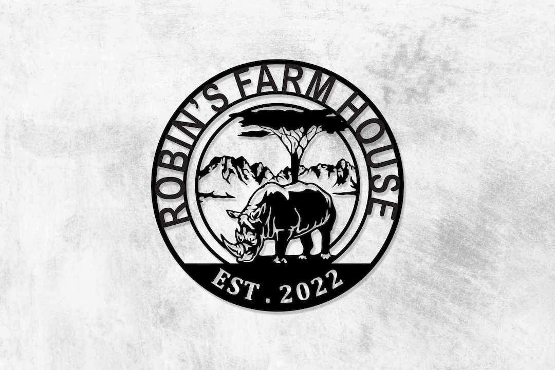 Ryanosaurus Metal Cabin Sign Mountain Home Wall Decor Personalized ...