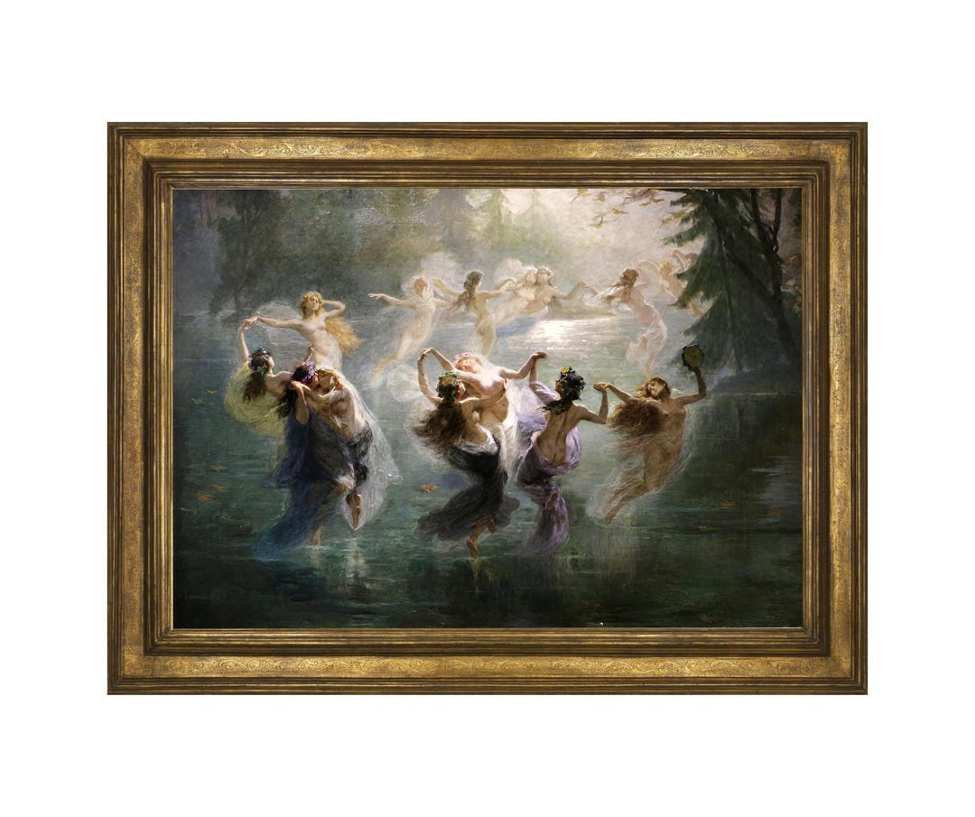 Dance of the Witches Fine Art Print! Dance of the Fairies. Vintage Art ...
