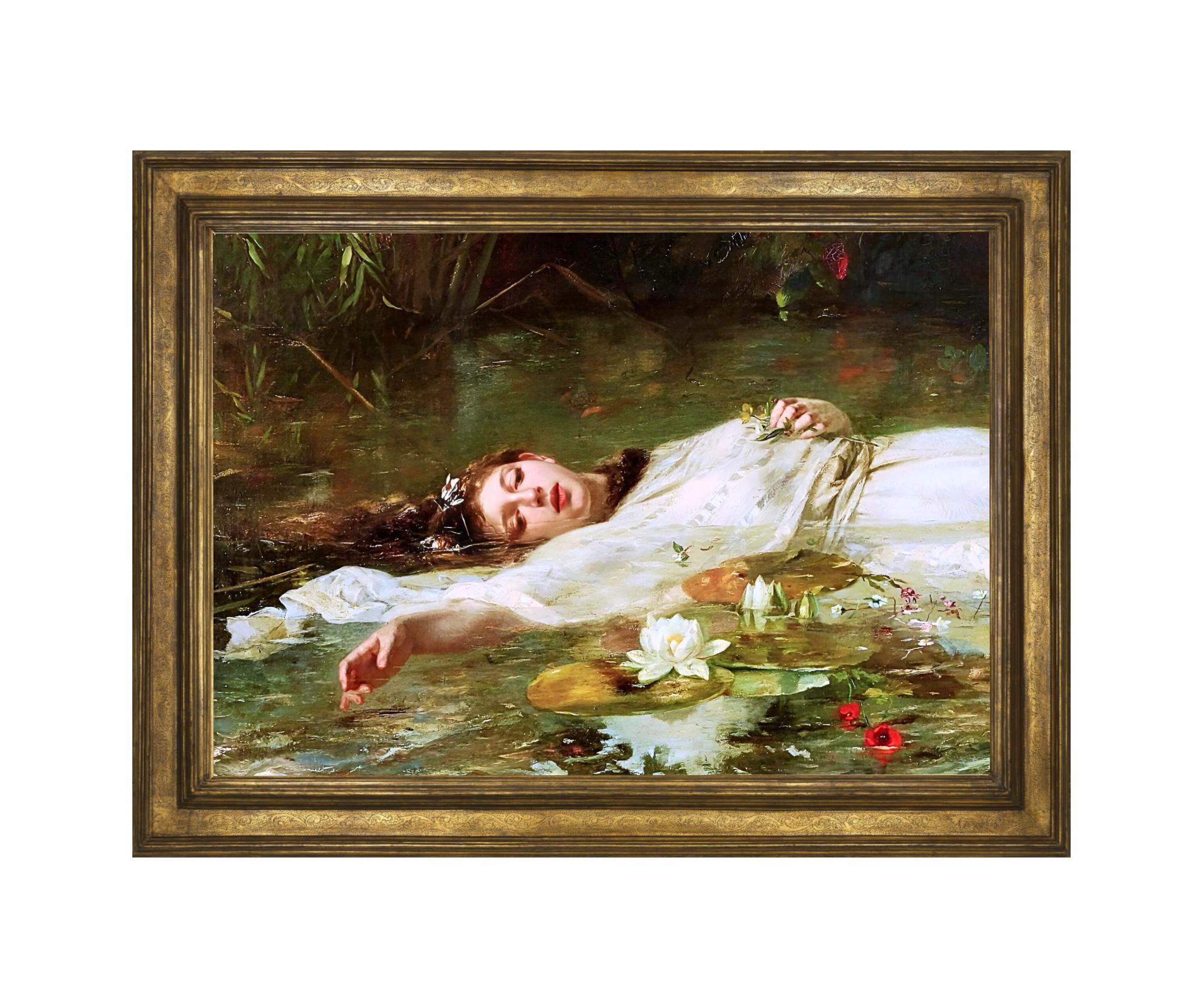 Ophelia Print. Reprint by Friedrich Heyser. Portrait, Vintage, Famous ...
