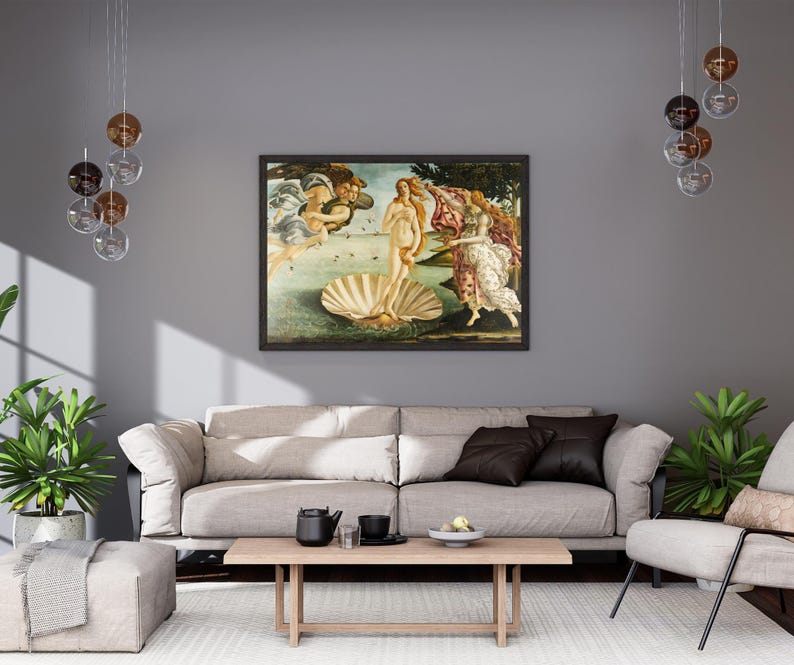 The Birth of Venus Print. Reprint, Sandro Botticelli, Venus, Art Print ...