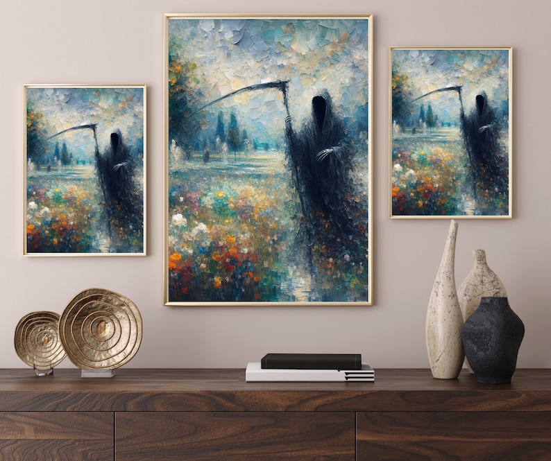 The Beauty of Death Fine Art Print Vintage Art, Occult, Gothic ...