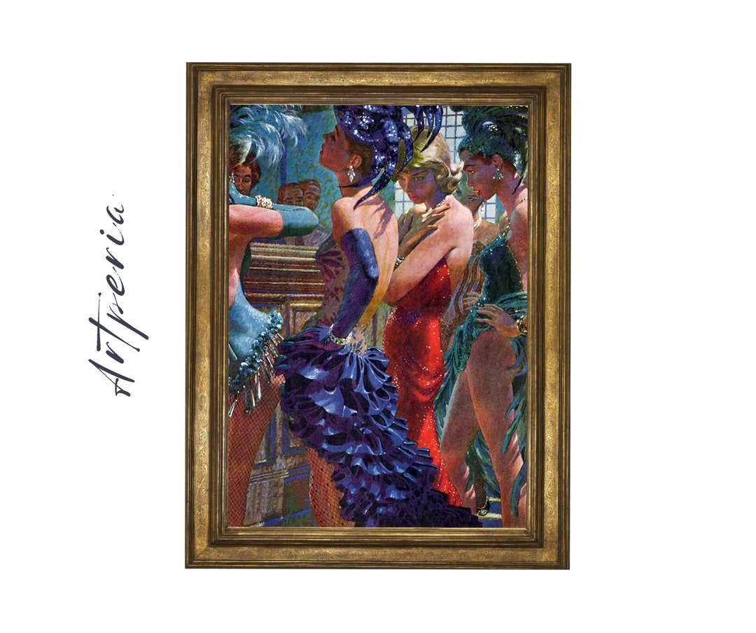 The Party Fine Art Print Vintage Art, Paintings, Edwin Georgi ...