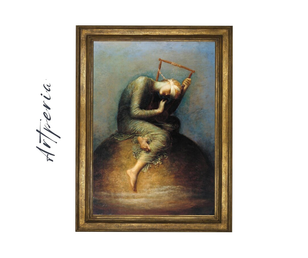George Frederic Watts Print. Hope. Classic Fine Art, Realistic Painting ...