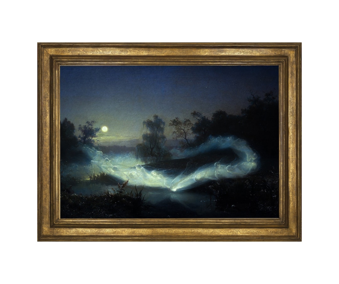 Dance of the Fairies print. Classic Fine Art Painting Fairies Elf ...