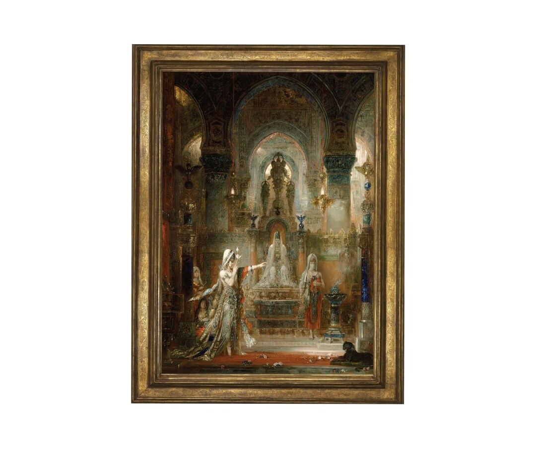 Salome - Fine Art Print. Dance Before Herod, 1876, Gustave Moreau ...