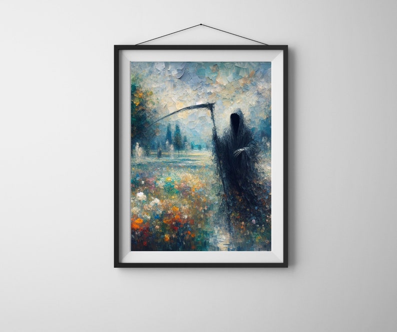 The Beauty of Death Fine Art Print Vintage Art, Occult, Gothic ...