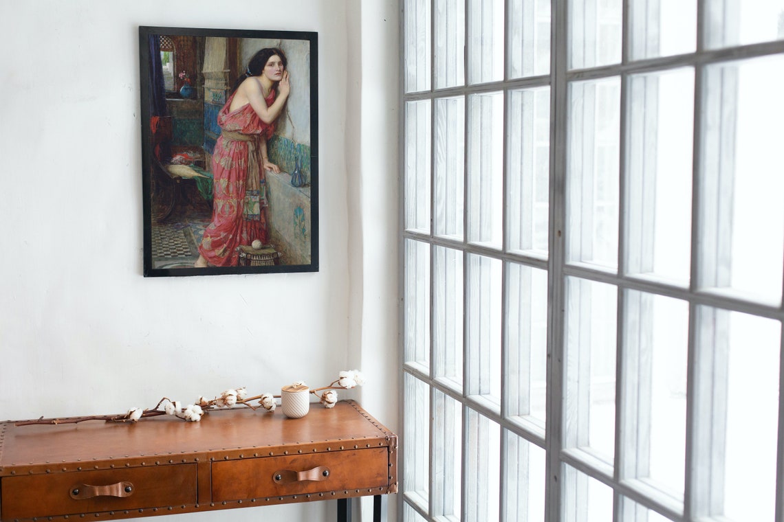 A Love Story - Reprint, Art Print. Original From Around 1909, - Fine ...